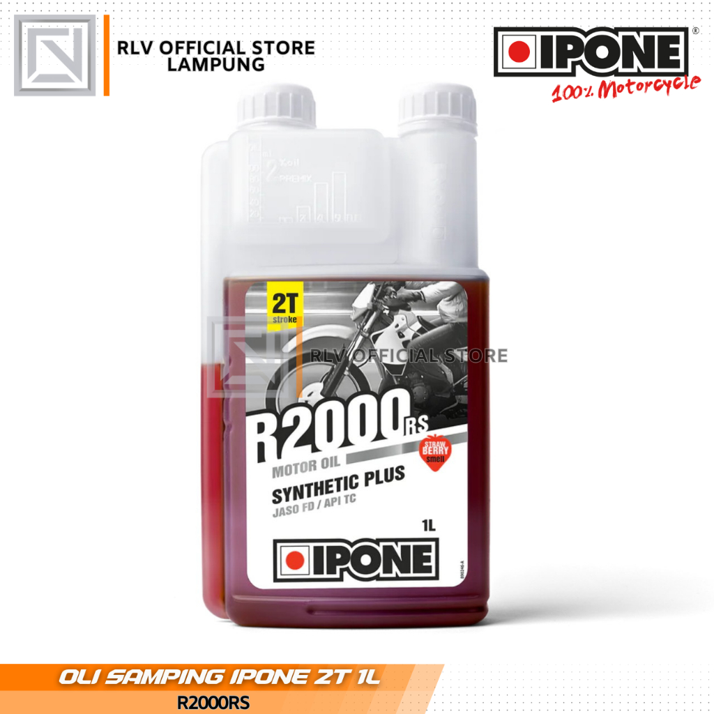 Jual Oli Ipone R2000 rs strawberry 2T 1L - Pelumas Oli samping motor ...
