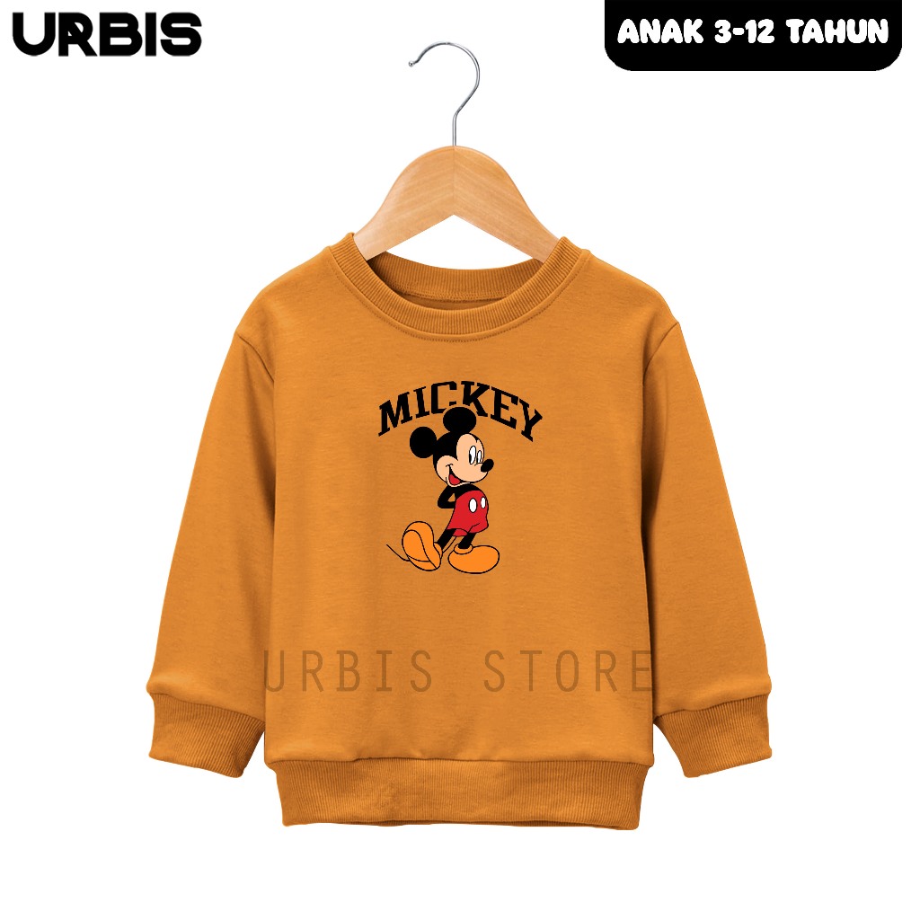 Jual Sweater Crewneck Anak Laki-Laki Perempuan Usia 3-13 Tahun Motif ...