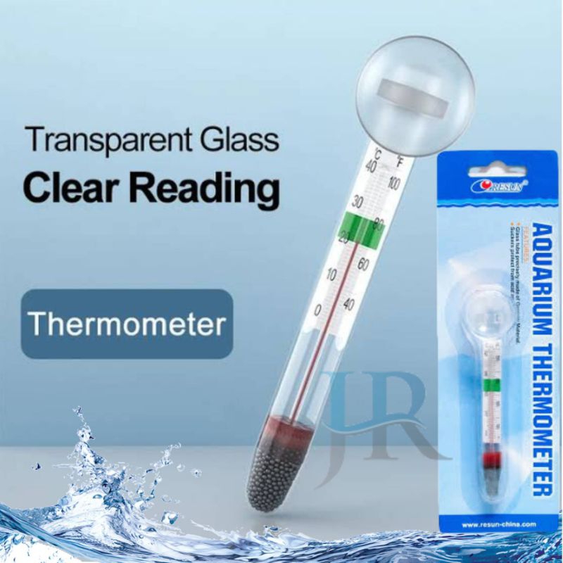 Jual Thermometer termometer pengukur suhu aquarium kolam ikan merk ...