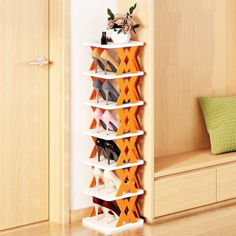 Jual ART C2D Rak Sepatu Sendal 456 Susun Plastik Model X Rak Serbaguna ...