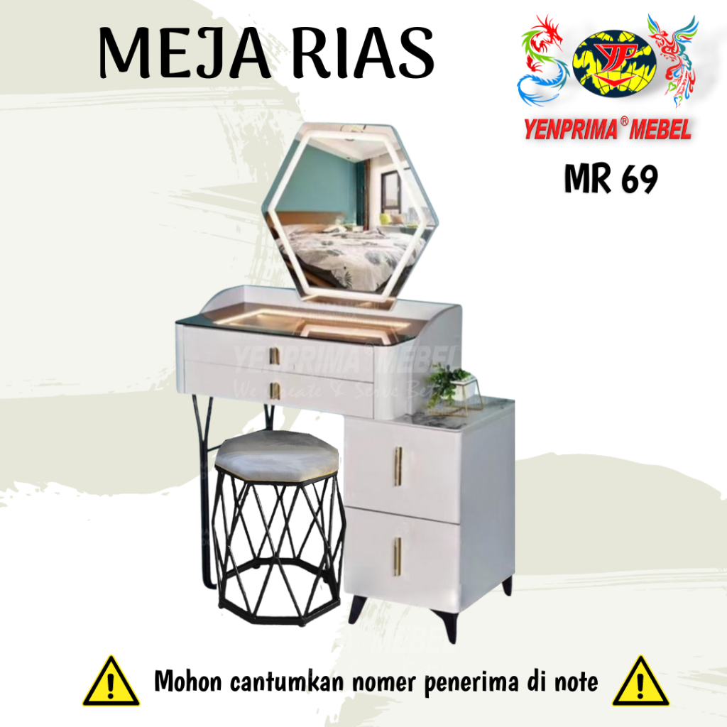 Jual MEJA RIAS/ MR 69 /MEJA RIAS LAMPU MINIMALIS | Shopee Indonesia