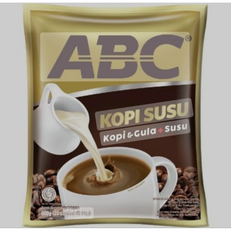 Jual Kopi susu ABC sachet rentengan uk. 30gr, kopi susu ABC + gula ...