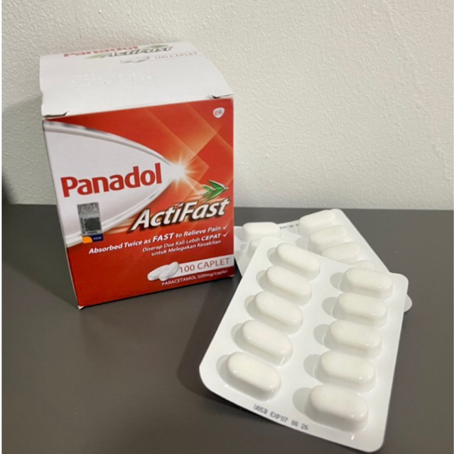 Jual Panadol Actifast Per Strip (10 TABLETS) | Shopee Indonesia