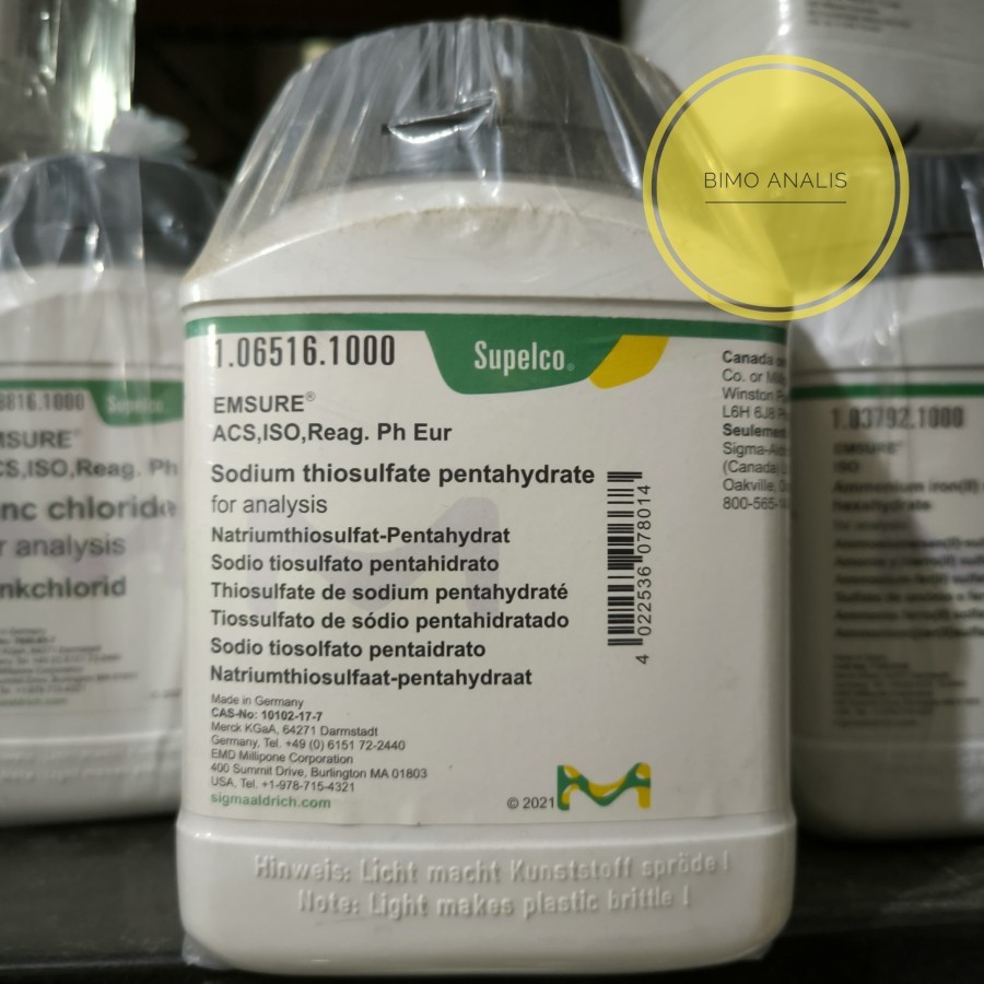 Jual SODIUM THIOSULFATE MERCK 106516 | Natrium Tiosulfat Repack 50gram ...