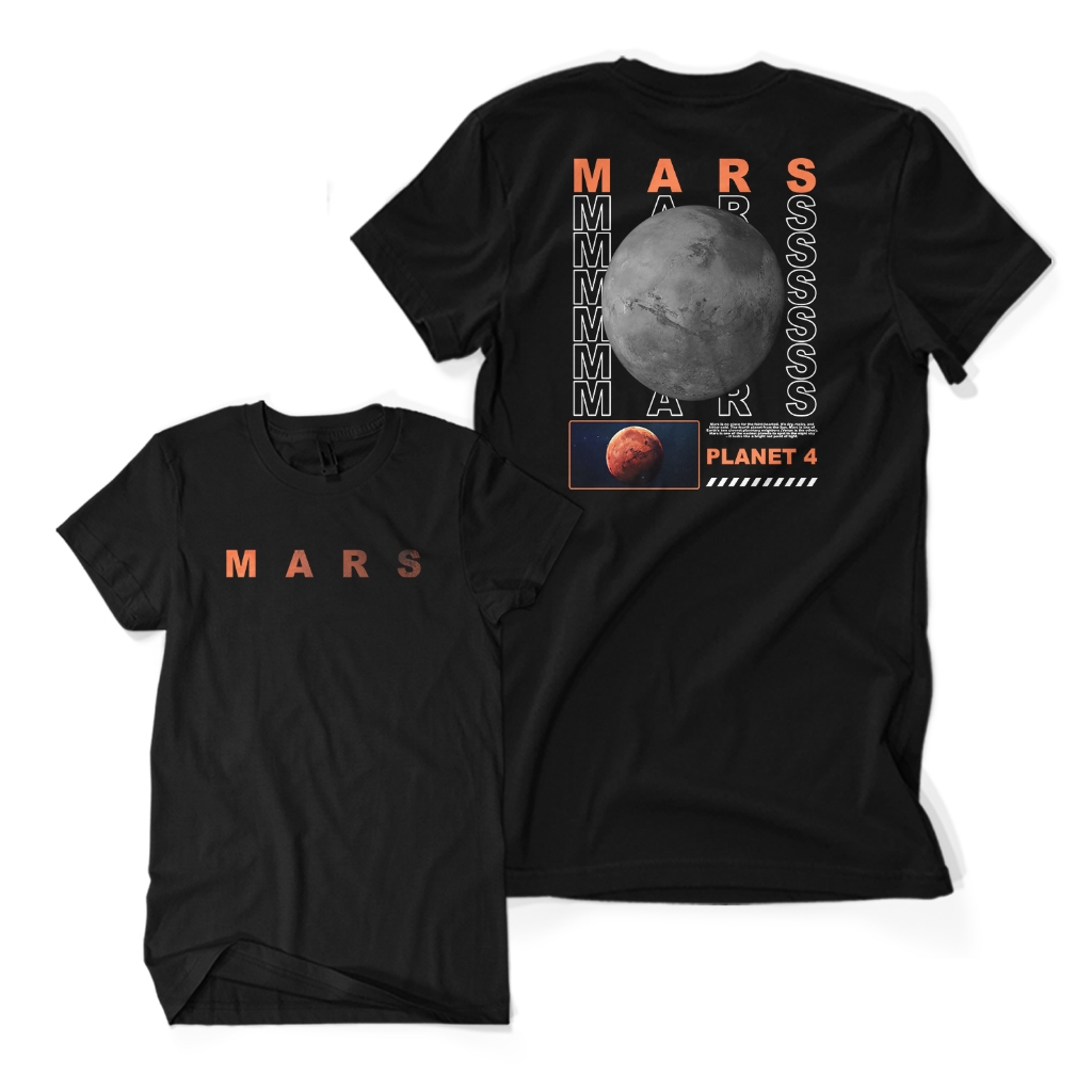 Jual Kaos Distro Premium MARS PLANET 4 - Baju Streetstyle Astrophile ...