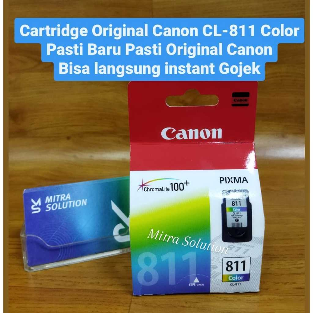 Jual Cartridge Canon CL 811 CL-811 CL811 Tinta Canon Original | Shopee ...