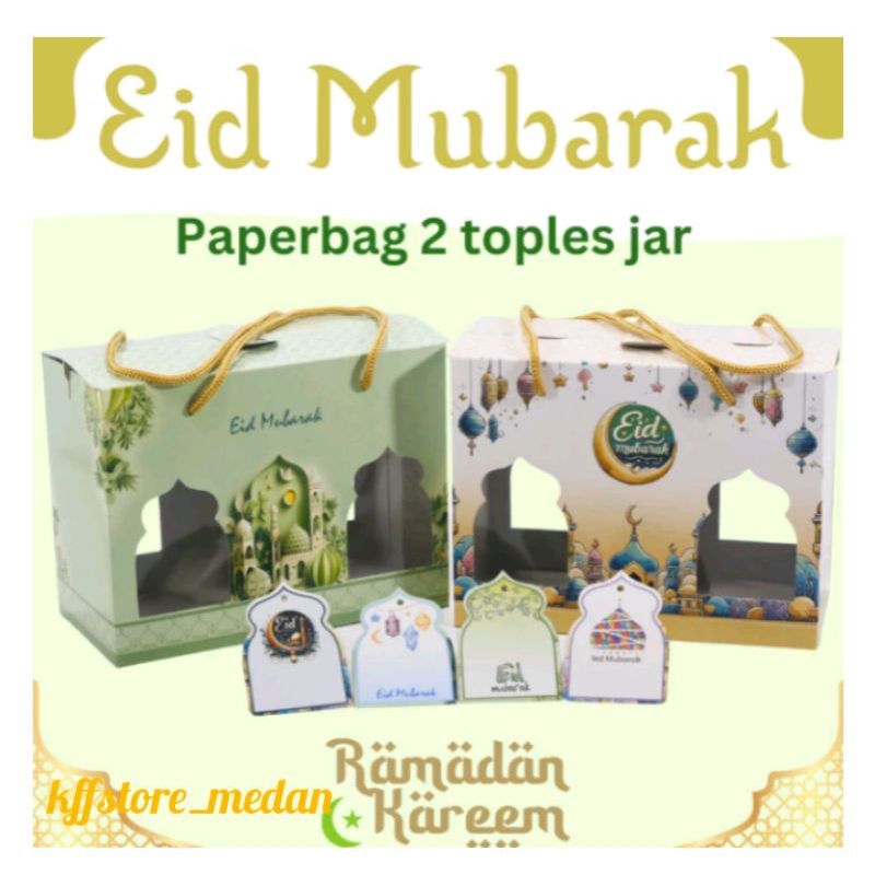 Jual Gable Box Eid Mubarak 18.5x9x14.2cm (per pcs) | Shopee Indonesia