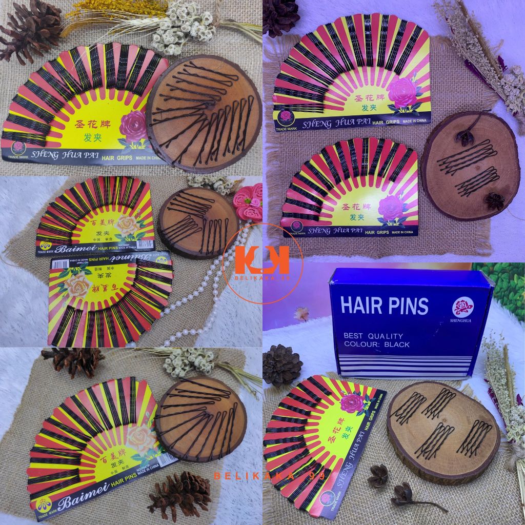 Jual JEPIT RAMBUT LIDI KIPAS HITAM BESAR (5,5 CM), TANGGUNG (4,5CM) DAN ...