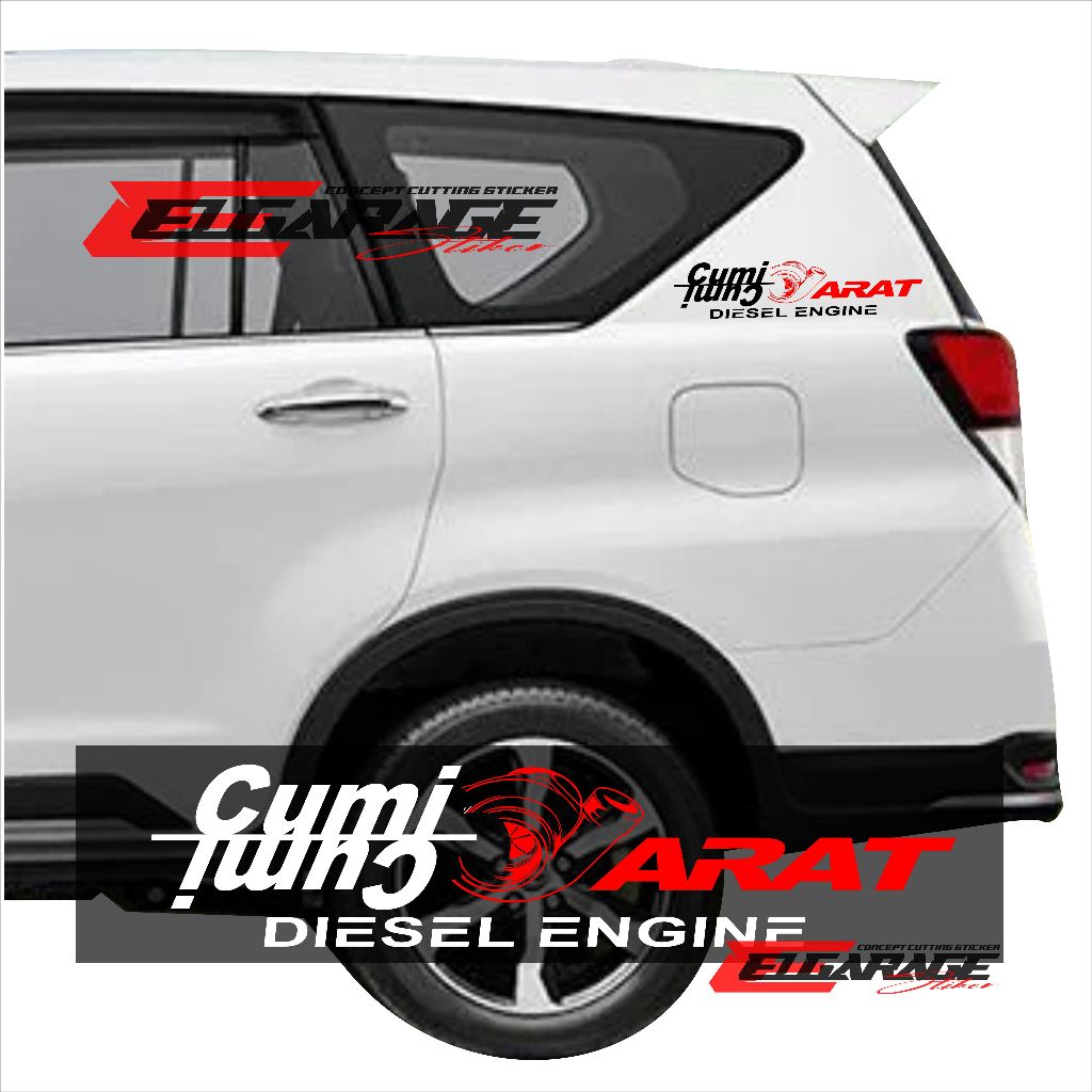 Jual sticker cumi cumi darat sticker all tipe mobil diesel cumi cumi ...