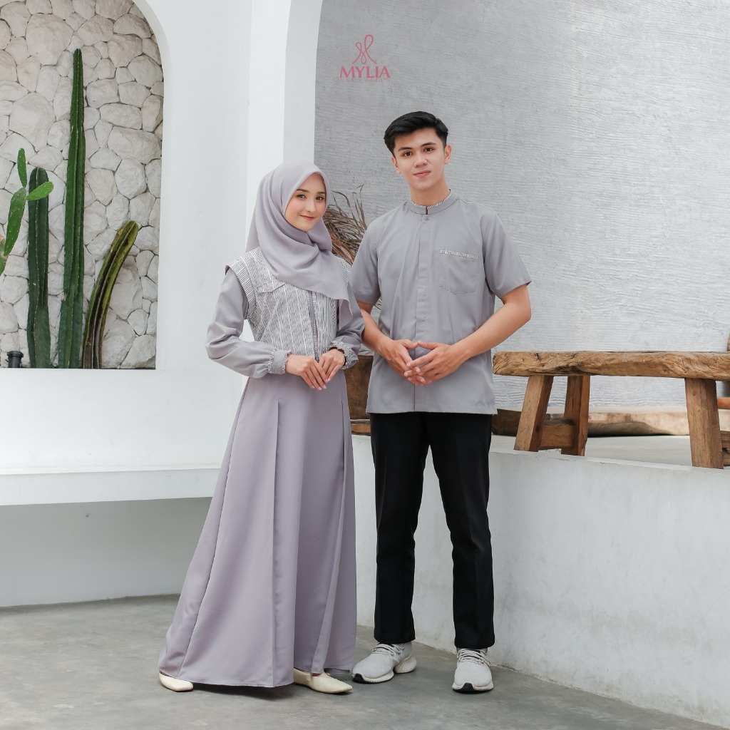 Jual *Raya series 02* Couple Ayesha dress & koko Aydan by Mylia Grey ...