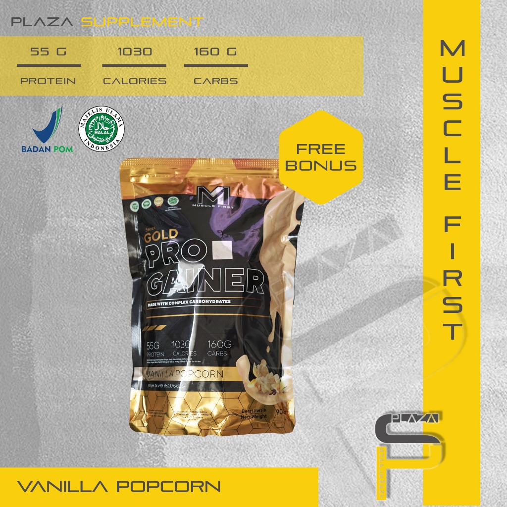 Jual M1 Muscle First Pro Gainer Gold 2lbs ( Weight Gainer ) | Shopee ...