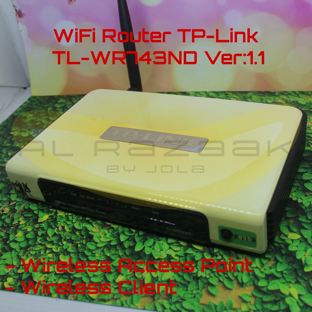 Jual 150Mbps Wireless Access Point Router TP-Link Model TL-WR743ND Ver ...