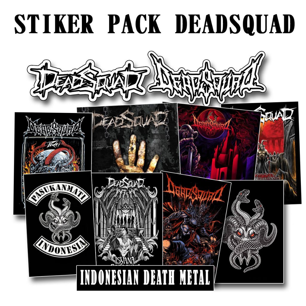 Jual DEADSQUAD LOGO PACK - STICKER CUTTING / STIKER DEATH METAL ...