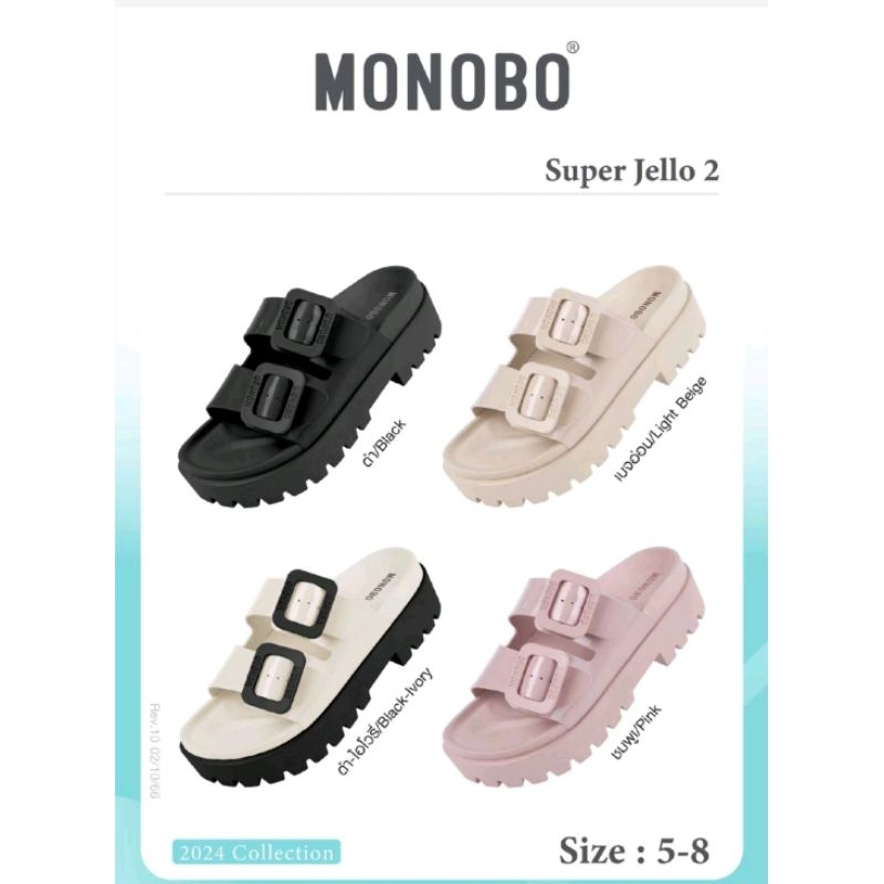 Jual Ready Sandal Wanita Monobo Super Jello 2 Original Bangkok Thailand ...