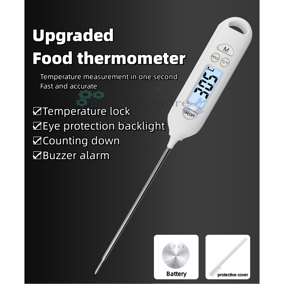 Jual Termometer Makanan Digital Elektronik Tipe Jarum Untuk Dapur ...