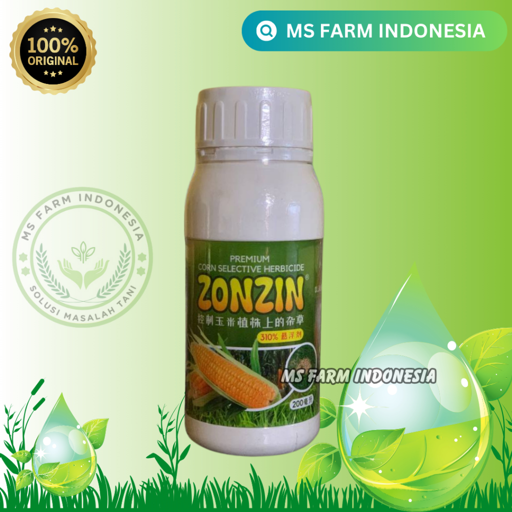 Jual ZONZIN - HERBISIDA SELEKTIF TANAMAN JAGUNG/ OBAT RUMPUT MEMBANDEL ...