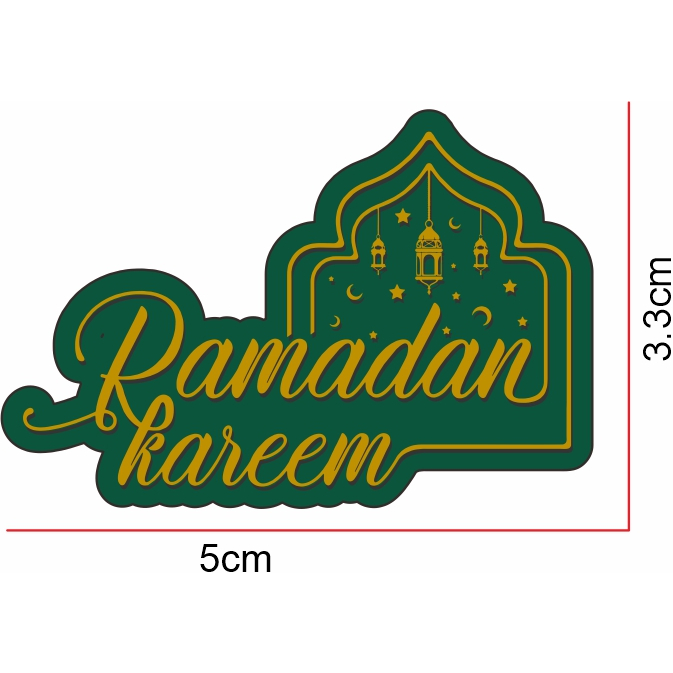 Jual STIKER VINYL LABEL RAMADHAN KAREEM | Shopee Indonesia