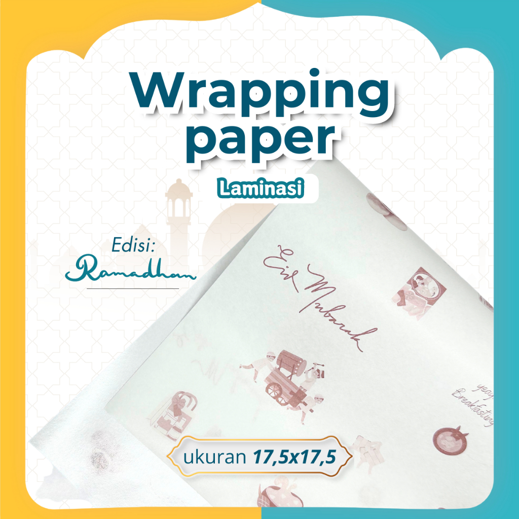 Jual Kertas Foodgrade Laminasi Idul Fitri / Alas Kue kering, Nastar ...