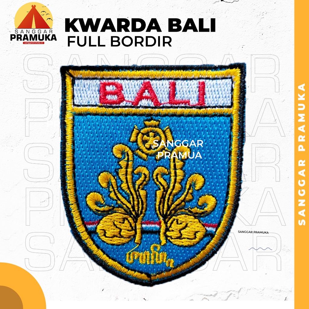 Jual Kwarda Bali / Logo Bali / Logo Provinsi Bali / Bali Bordir ...
