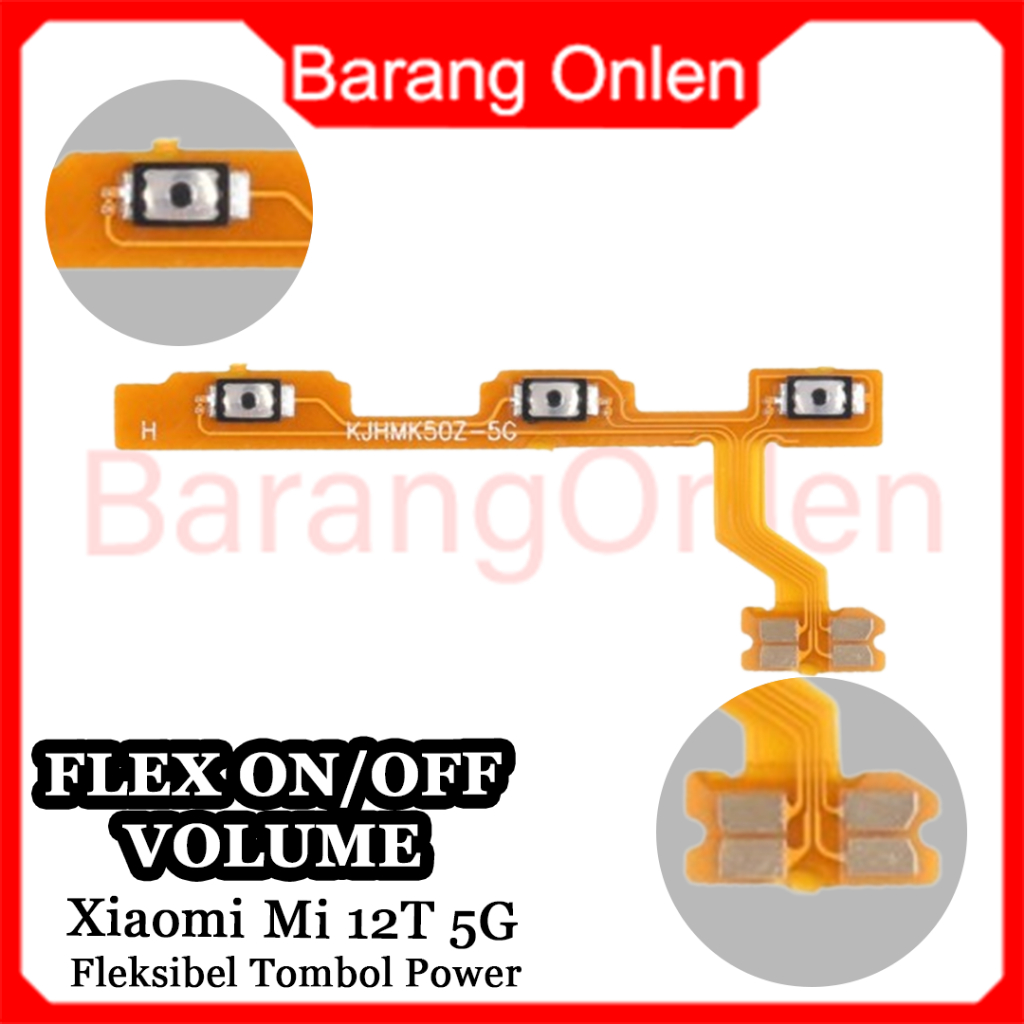 Jual Xiaomi Mi 12T 5G Fleksibel Flexible Tombol Power On/Off Volume Button | Shopee Indonesia