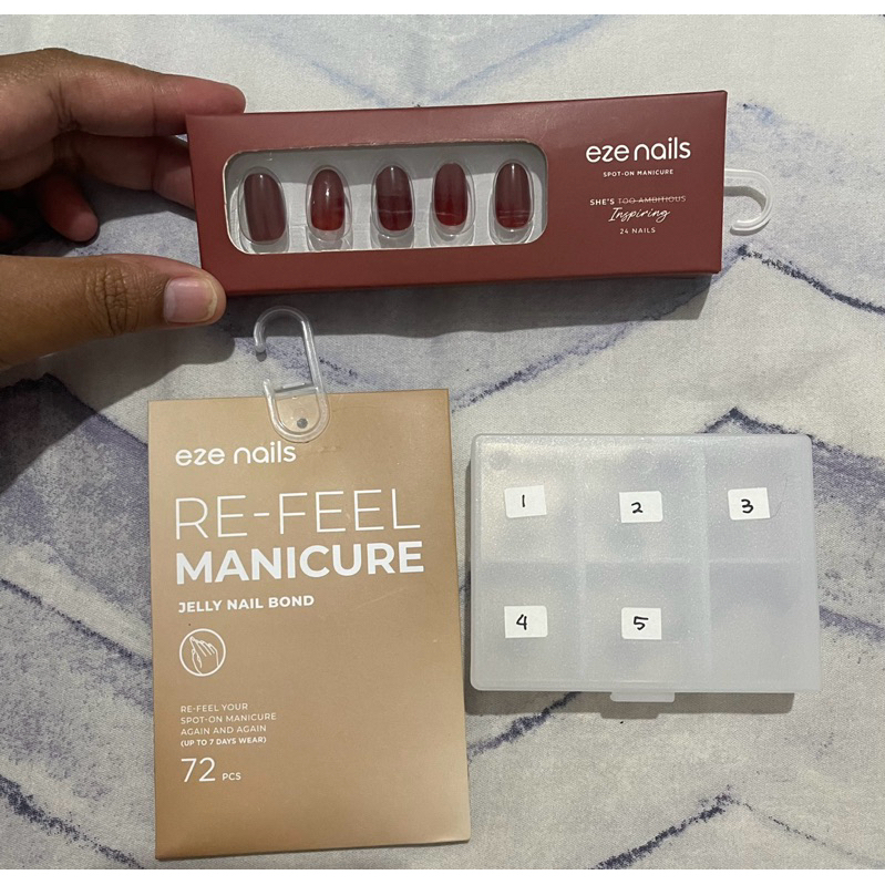 Jual Preloved - She's Inspiring - Eze Nails Spot On Manicure (Kuku ...