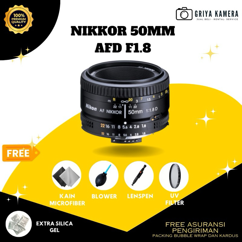 Jual LENSA NIKKOR 50MM F1.8 AFD | Shopee Indonesia
