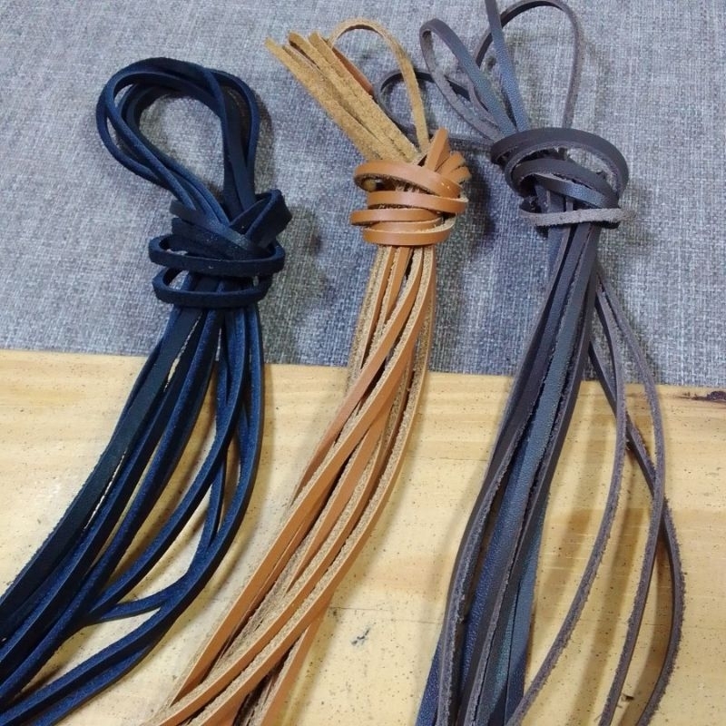 Jual Tali Bahan Kulit Lebar 3mm & 5mm | Shopee Indonesia