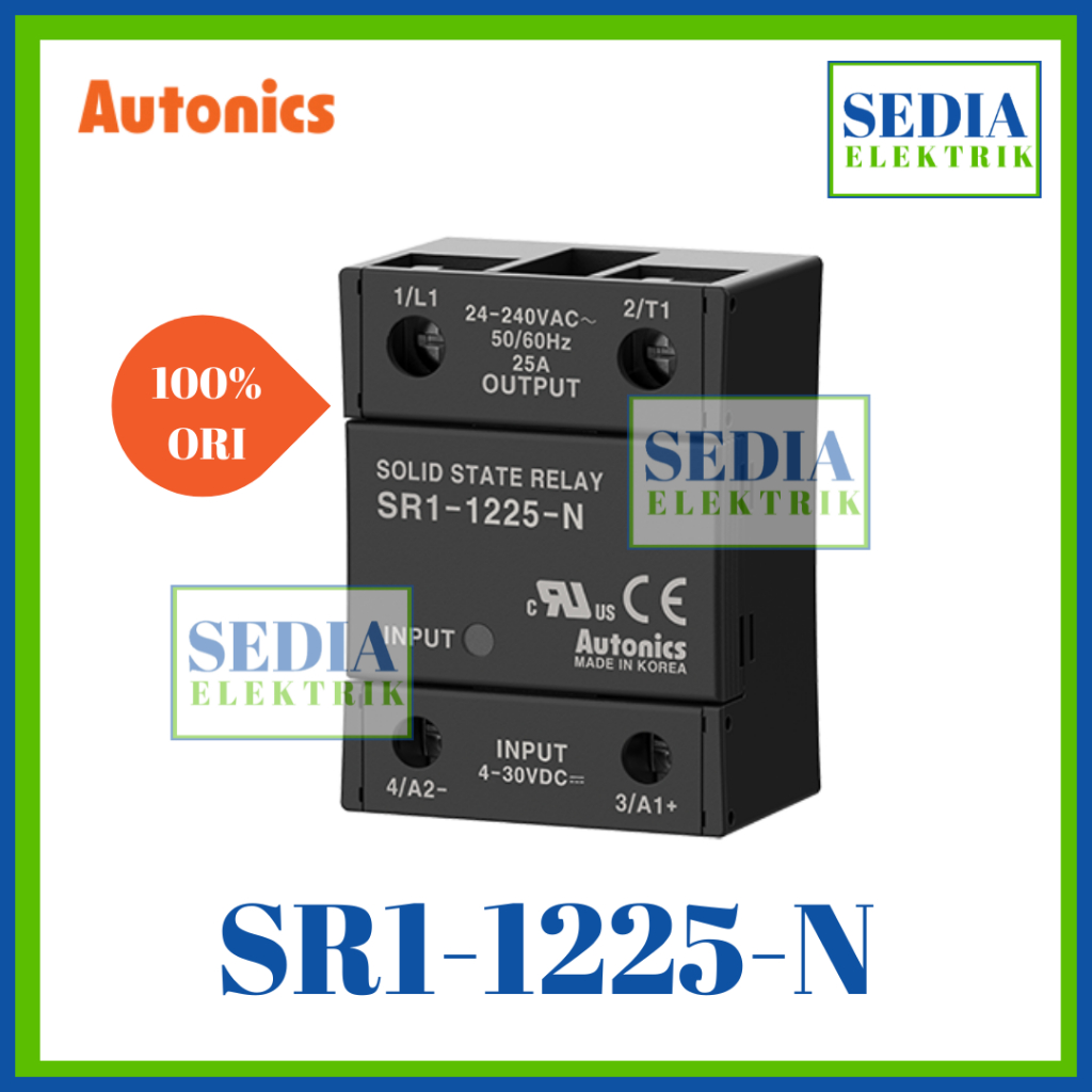 Jual AUTONICS SR1-1225-N SR1 1225 N Solid State Relay SSR | Shopee Indonesia