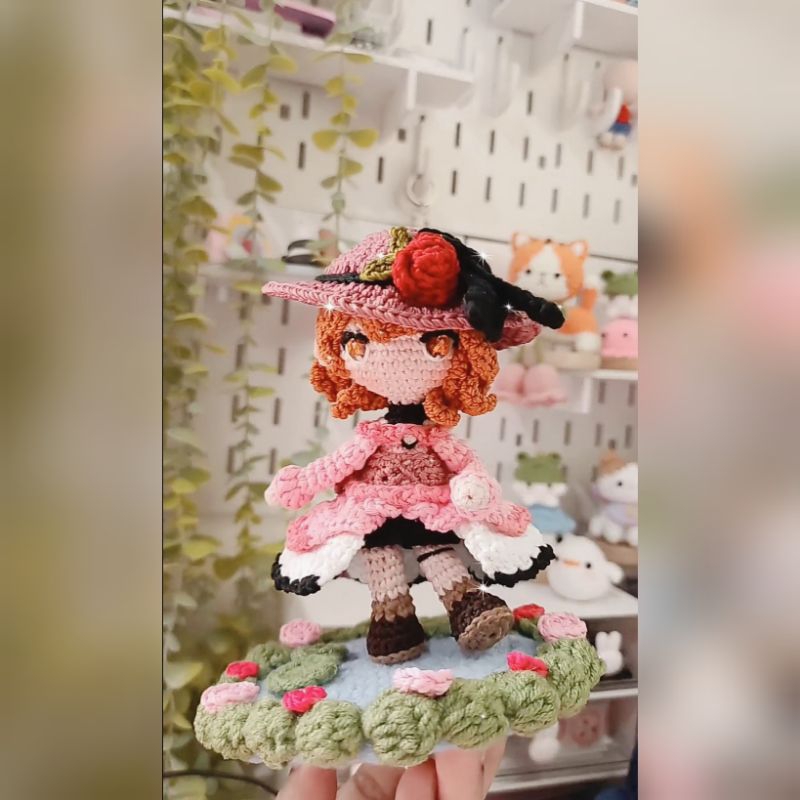 Jual Boneka Rajut / Amigurumi 12 cm [CUSTOM] | Shopee Indonesia