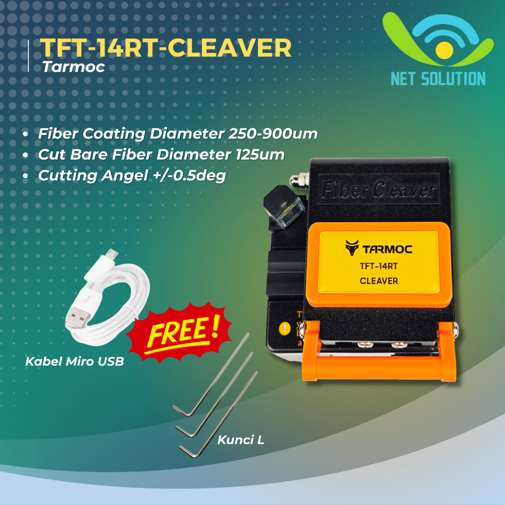 Jual Tarmoc TFT-14RT-CLEAVER | Alat Potong Fiber Optic + Lampu LED ...