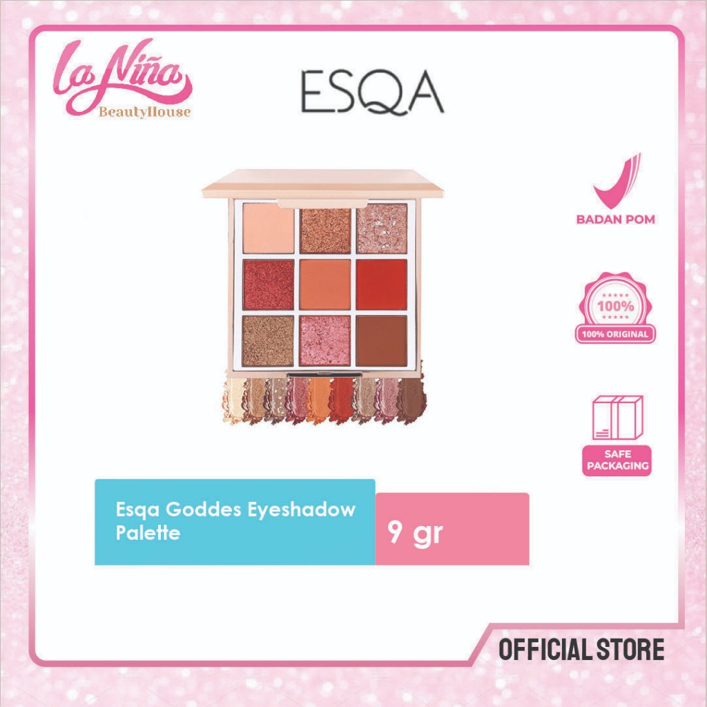 Jual Esqa Goddess Eyeshadow Palette Series | Shopee Indonesia