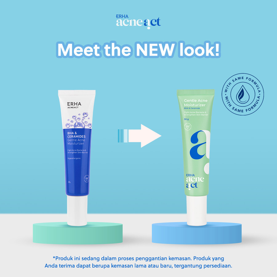 Jual Erha Acneact BHA & Ceramides Gentle Acne Moisturizer 30g ...