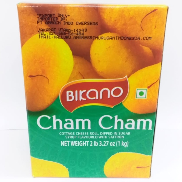 Jual CHAM CHAM BIKANO 1KG /Cham Cham Tin Pack / Manisan India | Shopee Indonesia