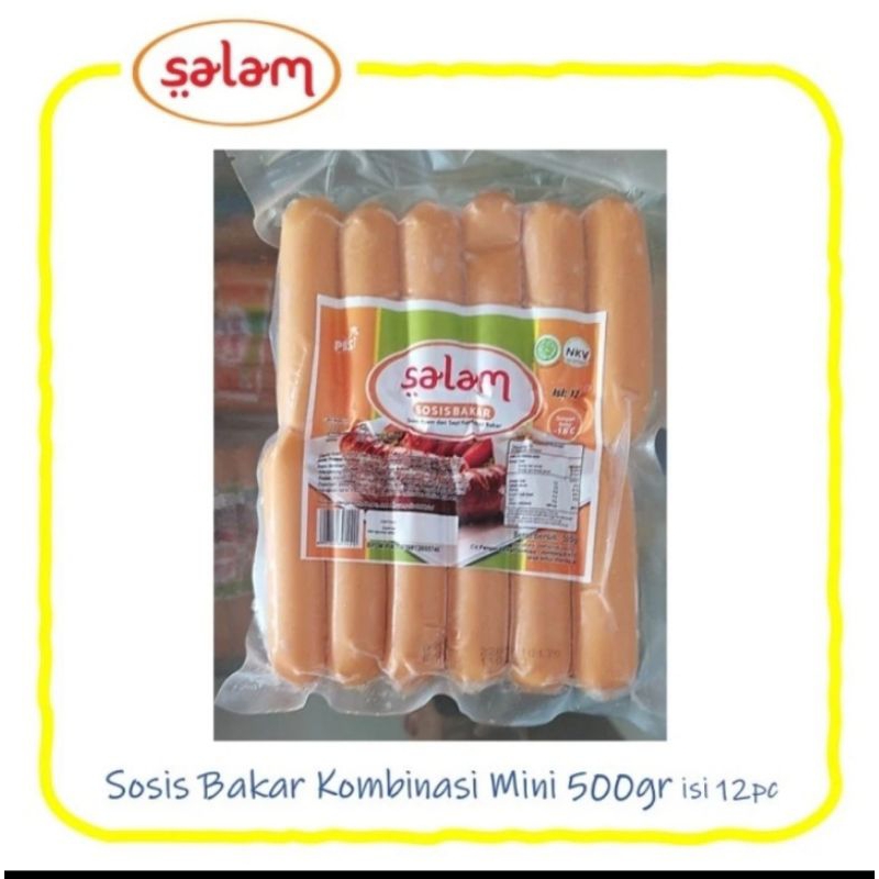 Jual Salam Sosis Bakar Mini 500g isi 12pc | Shopee Indonesia