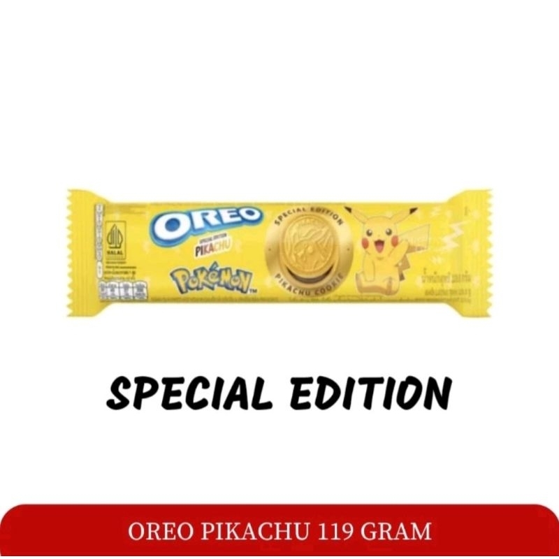 Jual Oreo Pokemon Special Edition Oreo Pikachu Choco Banana Limited 119 ...