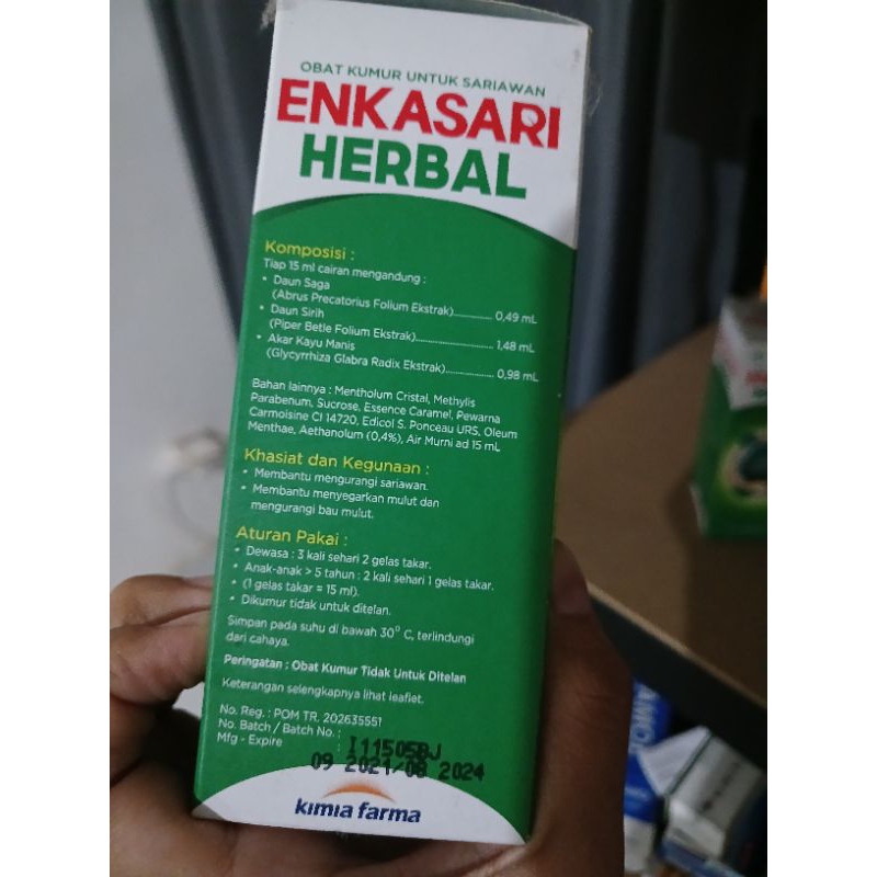 Jual Enkasari Herbal 120 ml | Shopee Indonesia