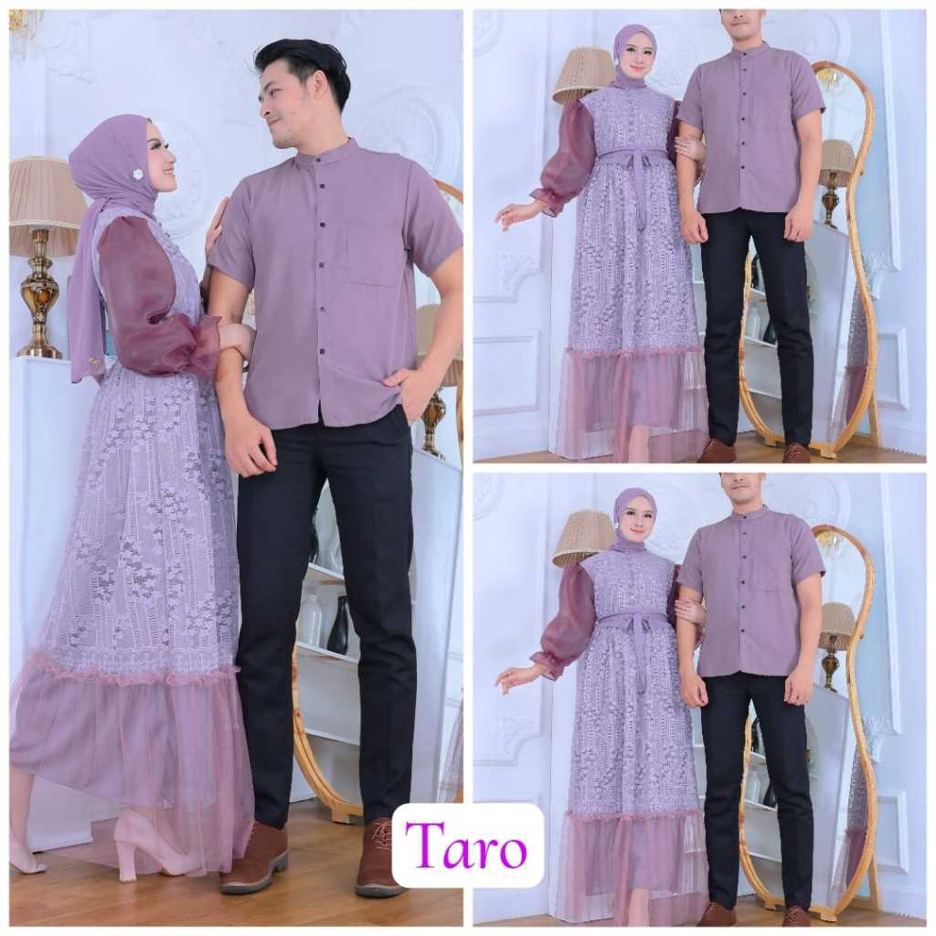 Jual SC Couple INARA (3WARNA) -SC Baju Pasangan Kemeja Pria dan Gamis ...