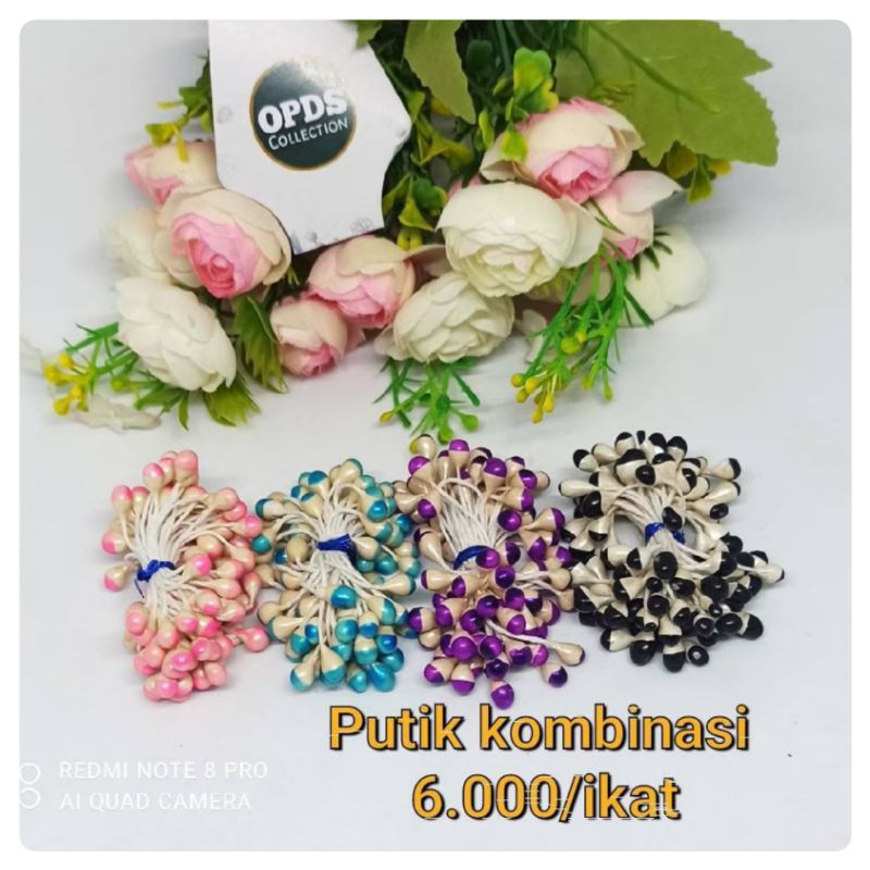 Jual 1 ikat Putik Bunga Kombinasi - Putik Bunga Stoking - Putik Bunga ...