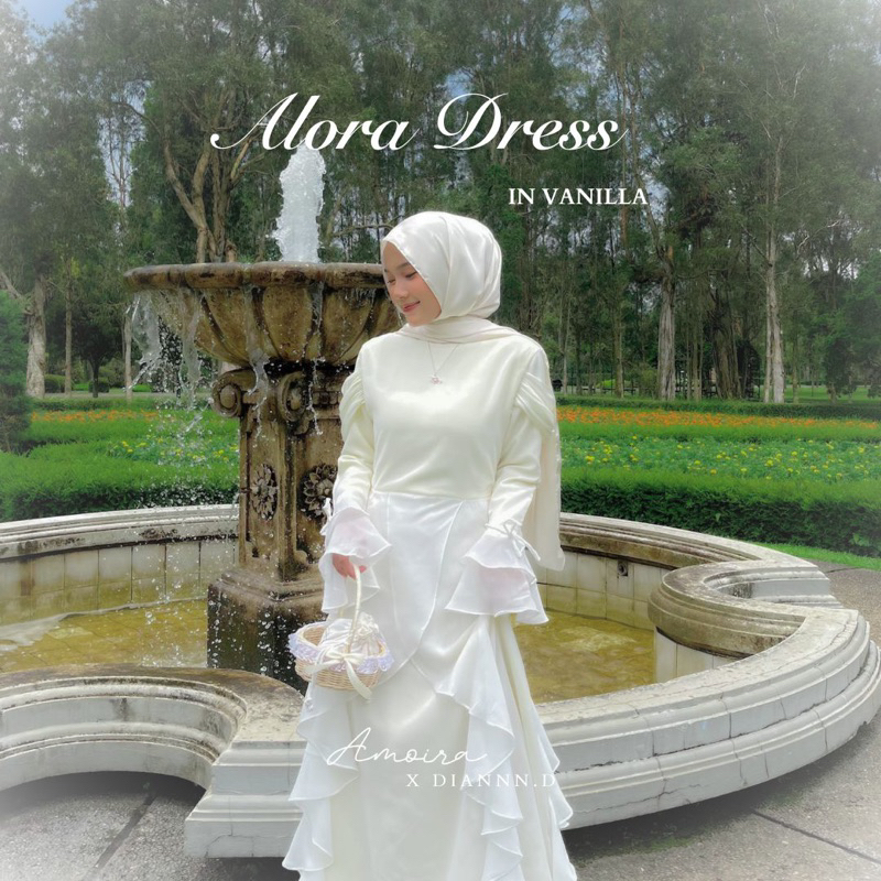 Jual ALORA DRESS x diannn.d | Coquette Ribbon Dress by Amoira | Shopee ...