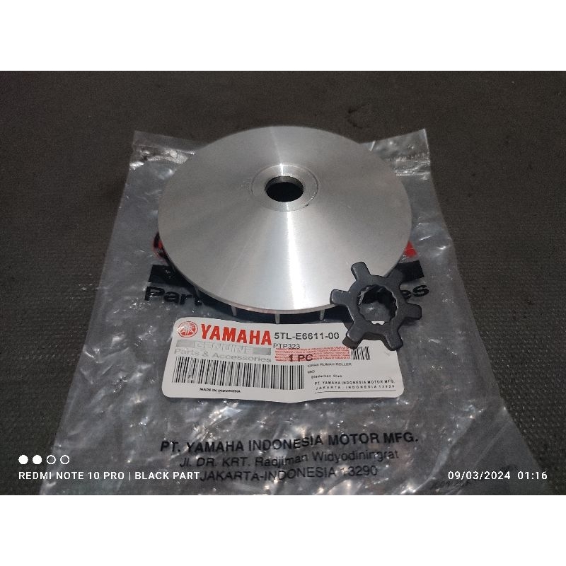 Jual kipas puli depan kipas rumah roller Mio smile sporty soul karbu seri 5TL oem | Shopee Indonesia