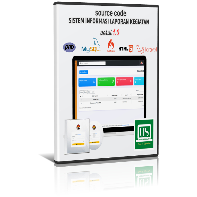 Jual Sistem Informasi Laporan Kegiatan Berbasis Web (PHP) | Shopee Indonesia