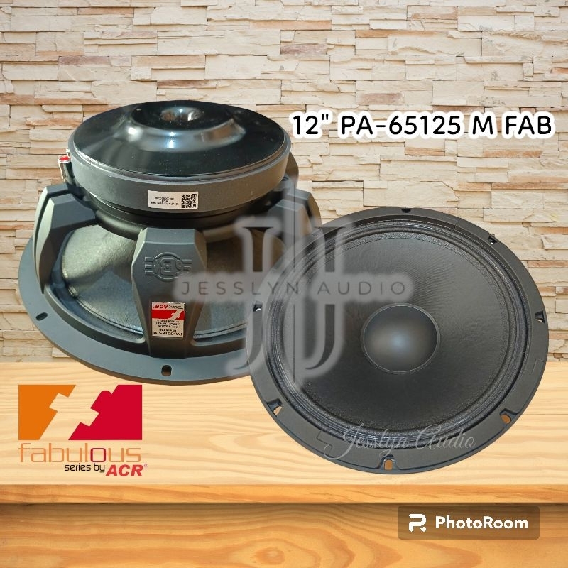 Jual Speaker 12" PA-65125 M FAB Fabulous Series By ACR | 12 Inch Woofer ...