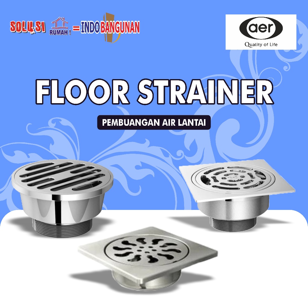 Jual AER - AFUR/ AVUR/ STRAINER/ FLOOR STRAINER/ PEMBUANGAN AIR LANTAI ...