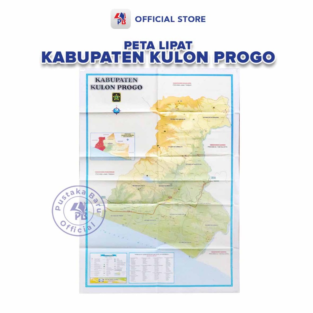 Jual Peta Kabupaten Kulon Progo / Peta Lipat Lembaran Kabupaten Kulon Progo | Shopee Indonesia