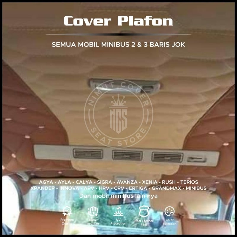 Jual (BONUS BUNGKUS TIANG)COVER ATAP PLAFON MOBIL CALYA SIGRA ALL ...