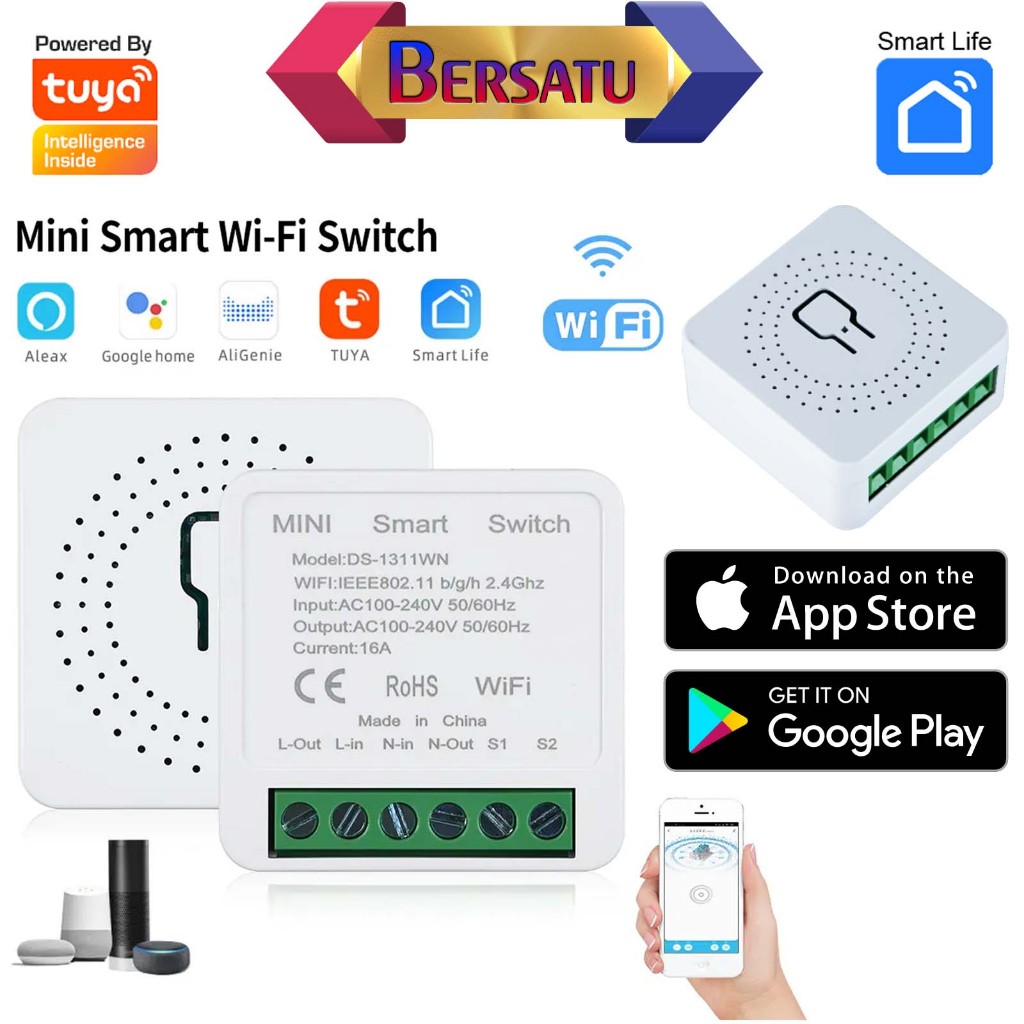 Jual Saklar Listrik Mini Switch On Off 220V 16A AC Manual ...