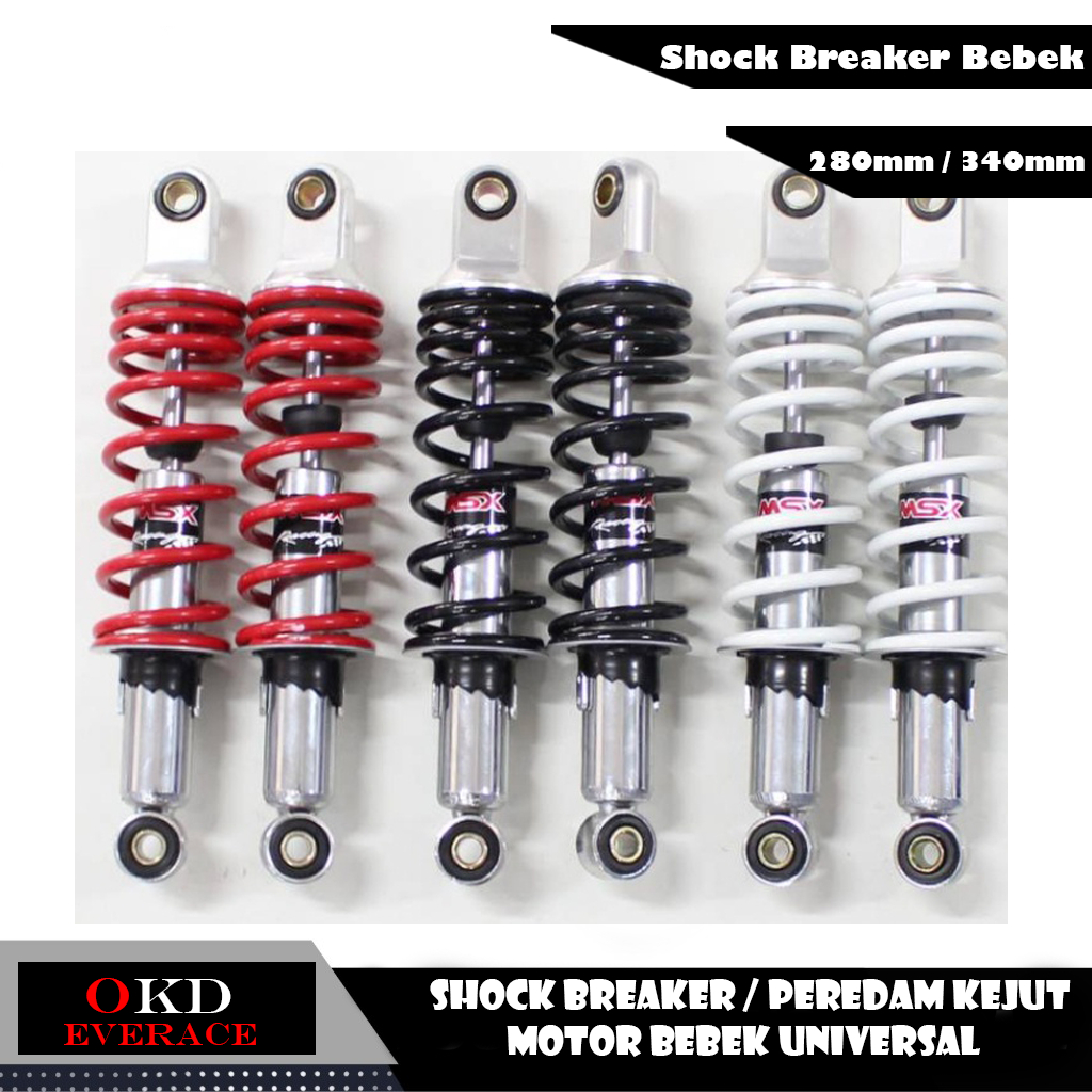 Jual Shock Breaker / Peredam Kejut motor Bebek 1 Set Universal PNP Semua Motor Bebek Honda ...