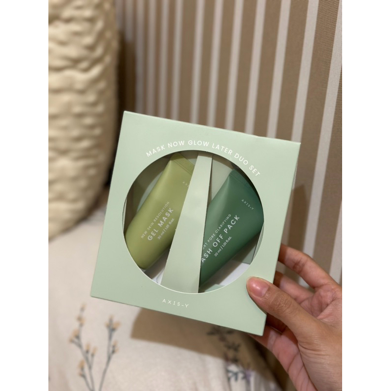 Jual AXIS-Y Mask Now Glow Later Duo | Shopee Indonesia