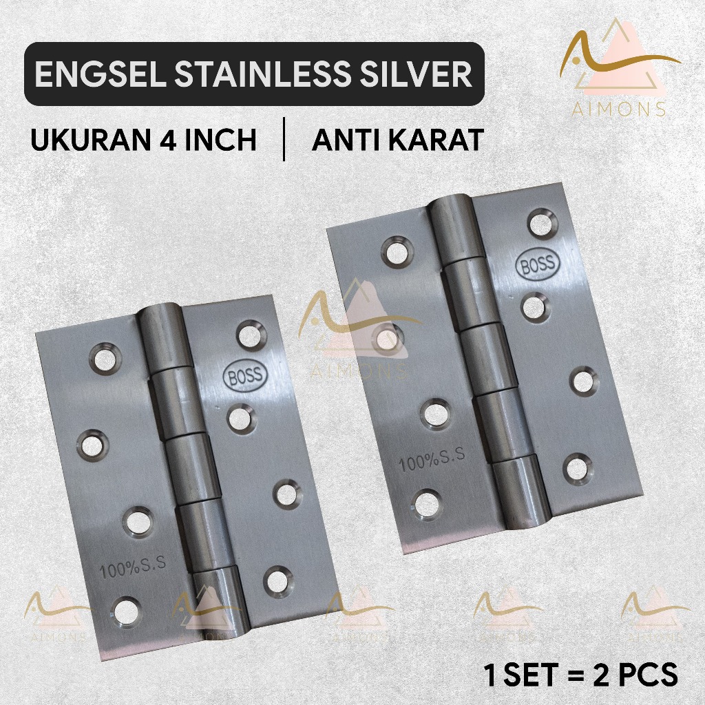 Jual Engsel Pintu Tebal 4 inch Engsel Jendela Engsel Stainles SUS 304 ...