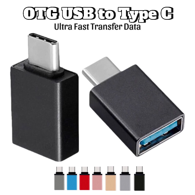 Jual OTG Non Kabel Type C / Adapter OTG USB ke Type C / Tipe-C Connector to Normal USB Port ...